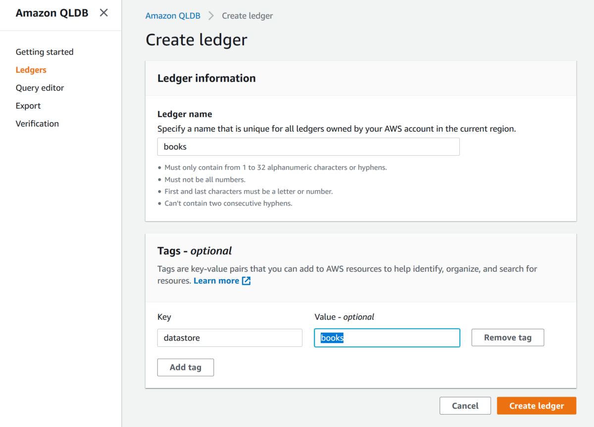 Amazon Quantum Ledger Database (QLDB) as a blockchain database as a ...