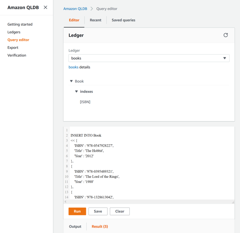 Amazon Quantum Ledger Database (QLDB) as a blockchain database as a ...