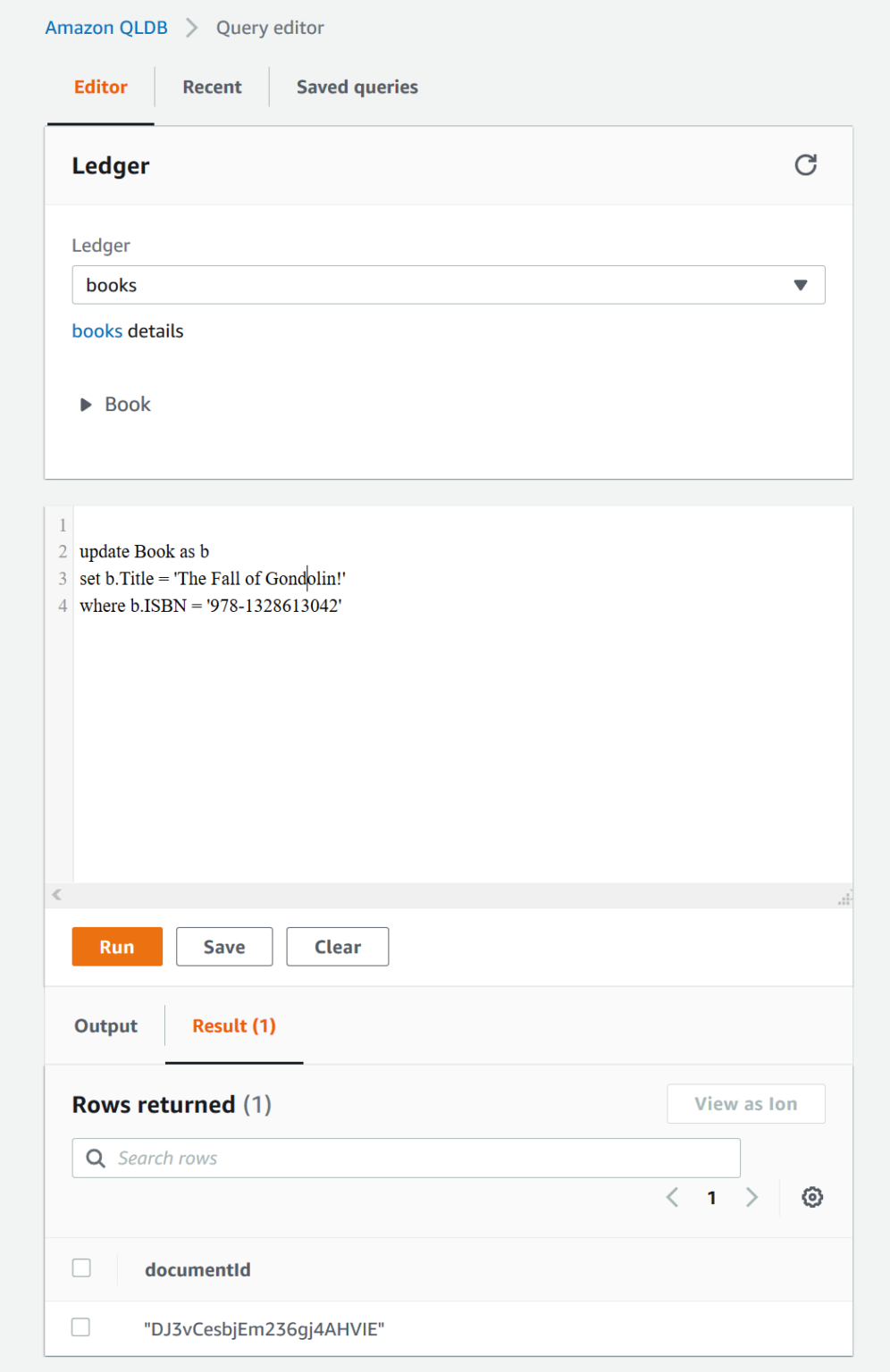 Amazon Quantum Ledger Database (QLDB) as a blockchain database as a ...