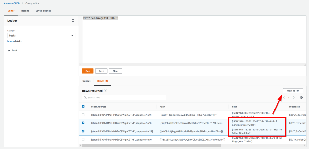 Amazon Quantum Ledger Database (QLDB) as a blockchain database as a ...