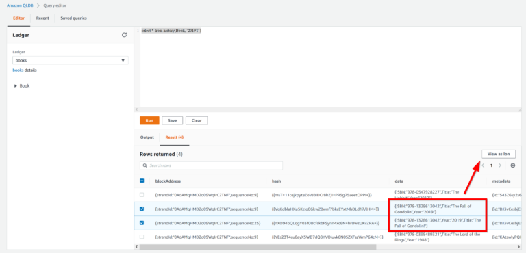 Amazon Quantum Ledger Database Qldb As A Blockchain Database As A